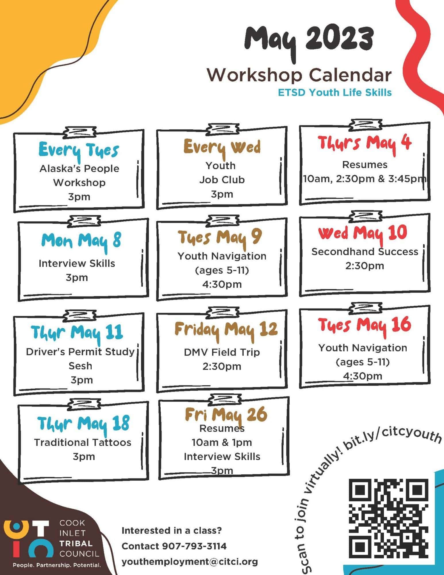 Youth Life Skills: Traditional Tattoos - Cook Inlet Tribal Council