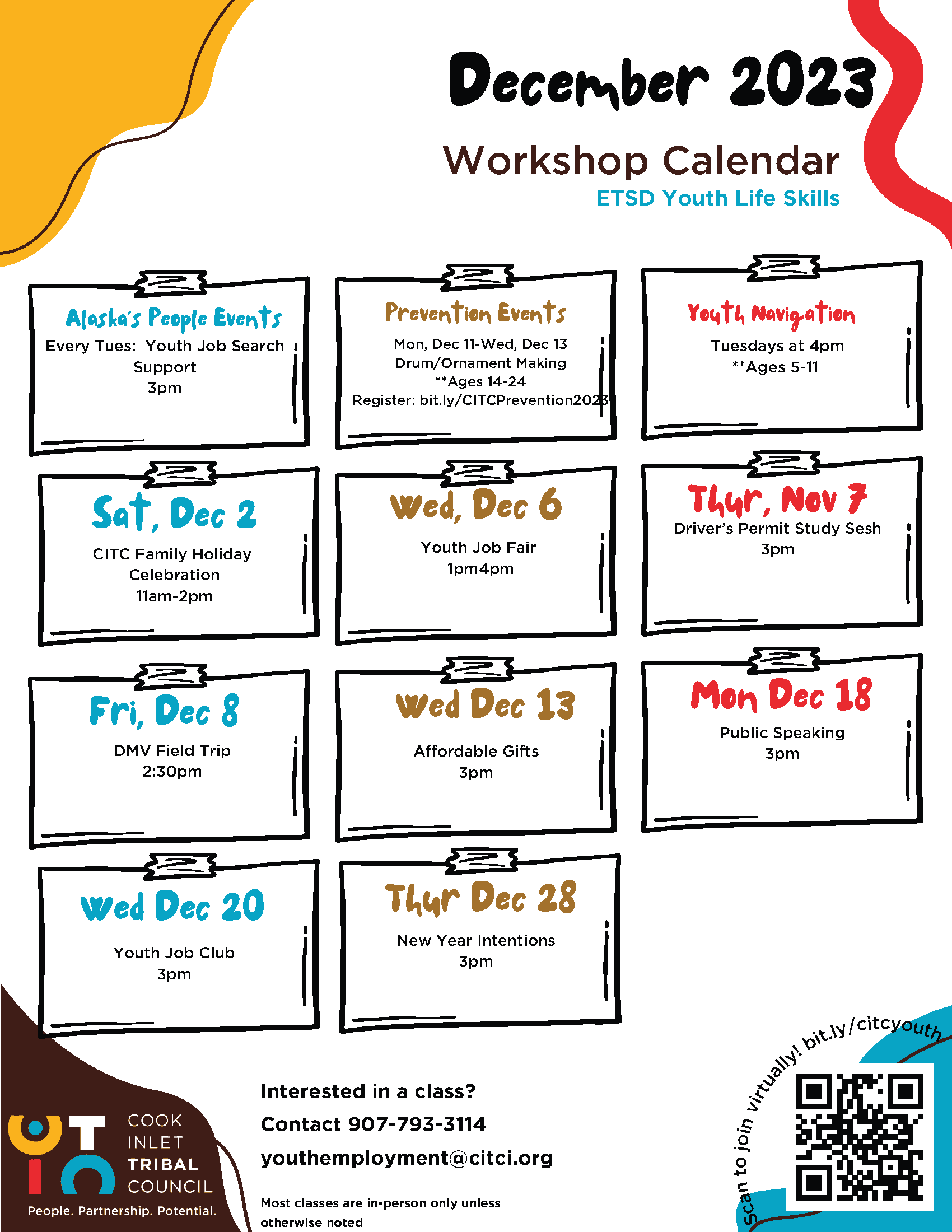 Youth Life Skills: DMV Field Trip - Cook Inlet Tribal Council