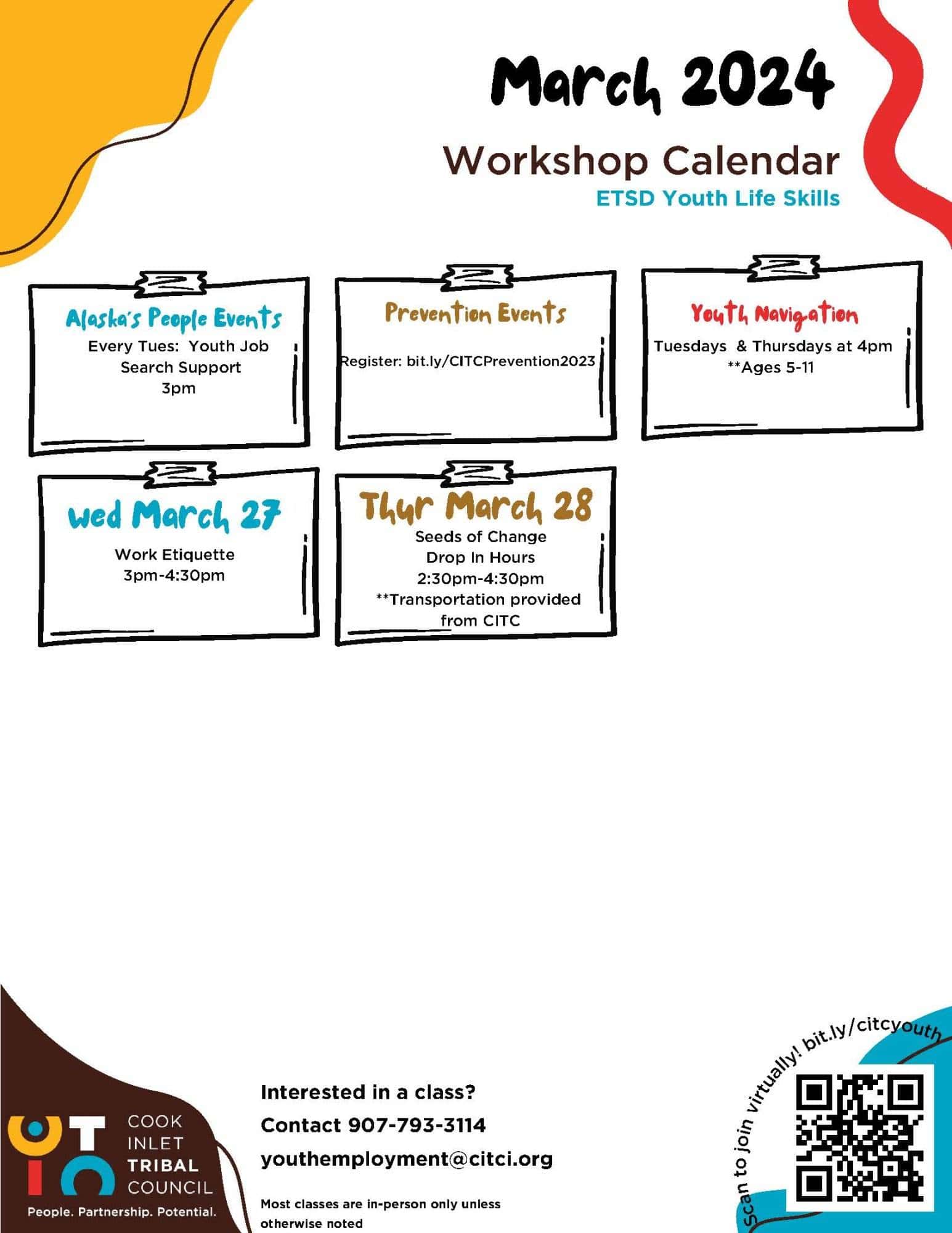 Youth Life Skills: Work Etiquette - Cook Inlet Tribal Council