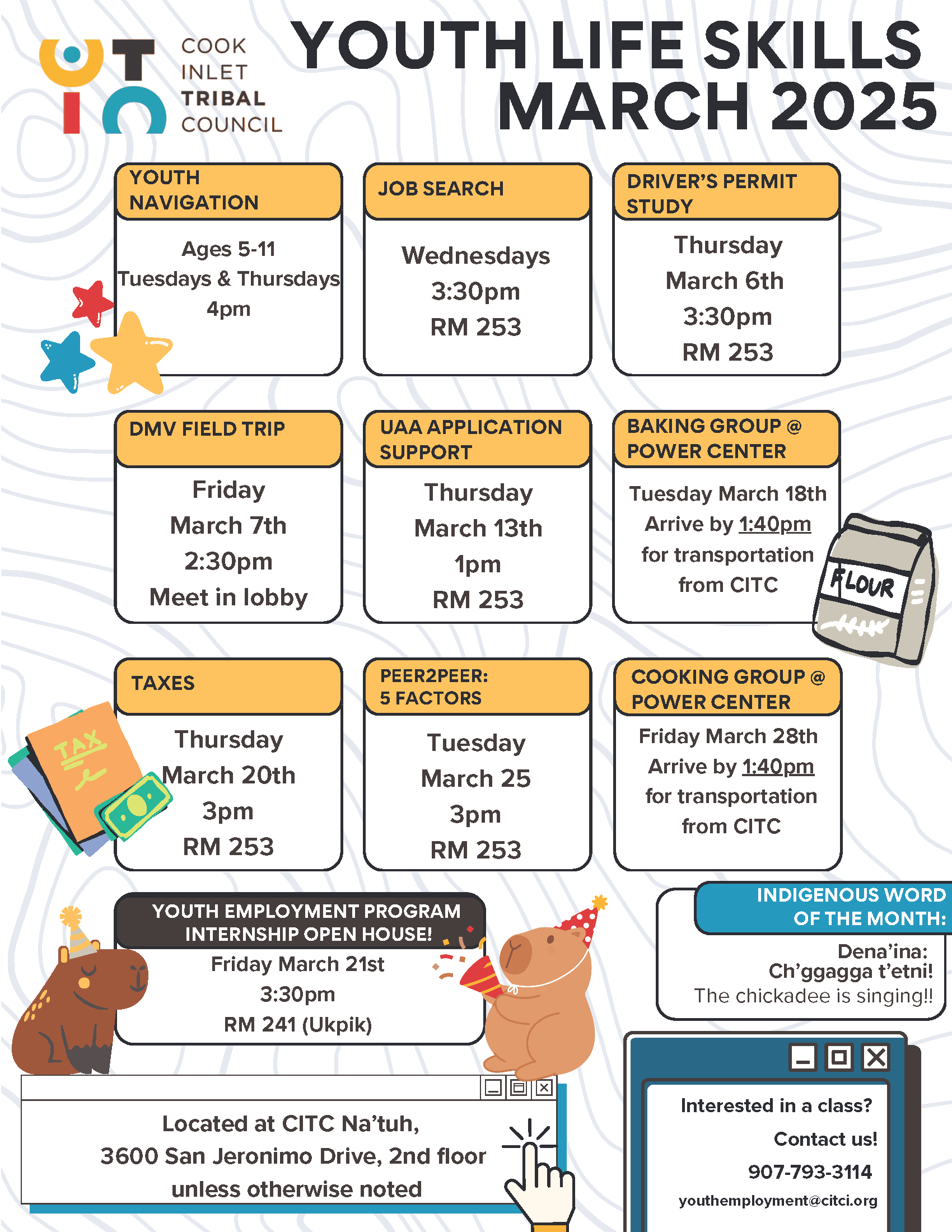 Youth Life Skills: Peer2Peer - 5 Factors - Cook Inlet Tribal Council