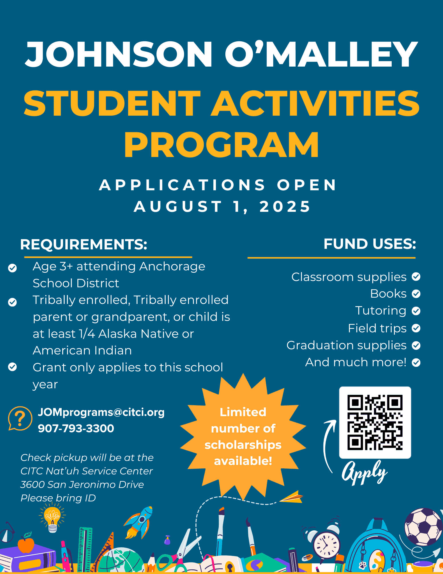 Johnson O’Malley (JOM) Native Student Activities Program Application Now Open - Cook Inlet ...
